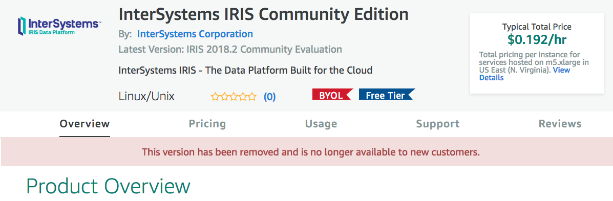 Free Iris Community Edition In Aws Intersystems Developer Community Aws